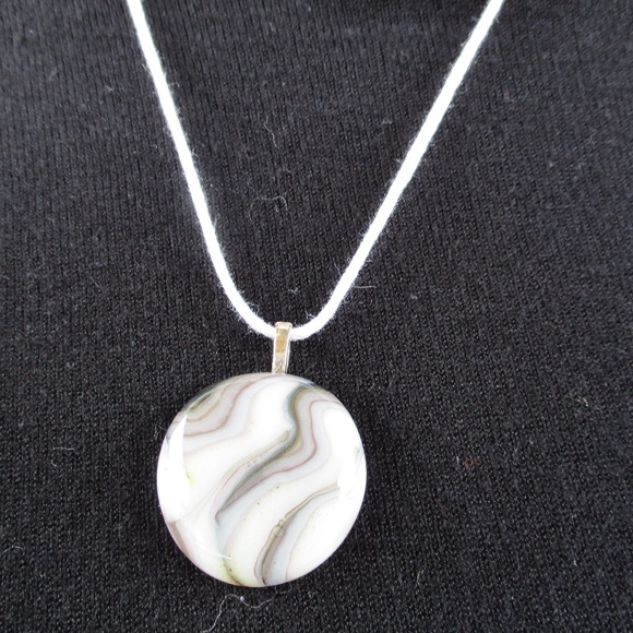 Jewelry | Handmade Pressed Marble Necklace | Poshmark
